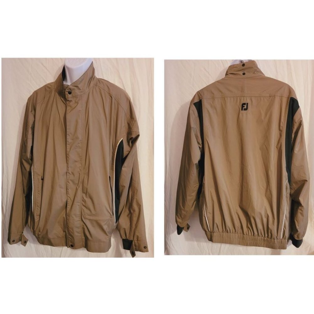 Footjoy Dryjoys Full Zip Golf Jacket Men’s Size Large - Gem